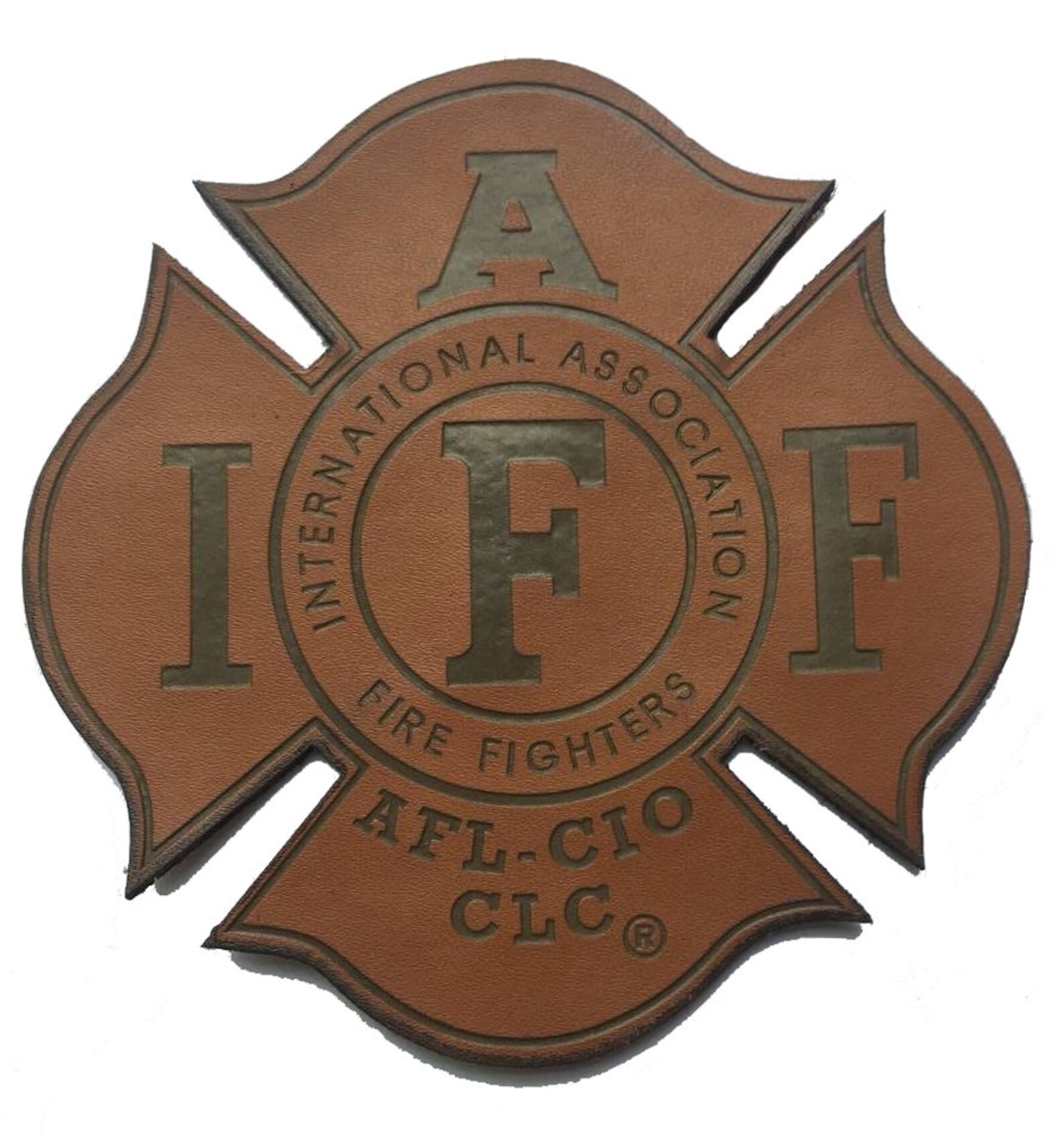 The Genuine Leather IAFF International Association of | Etsy