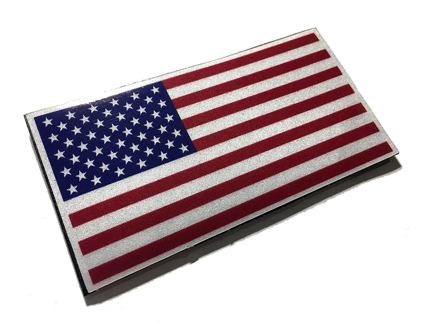 The Reflective Full Color American Flag 3.5 X 2 Uniform | Etsy