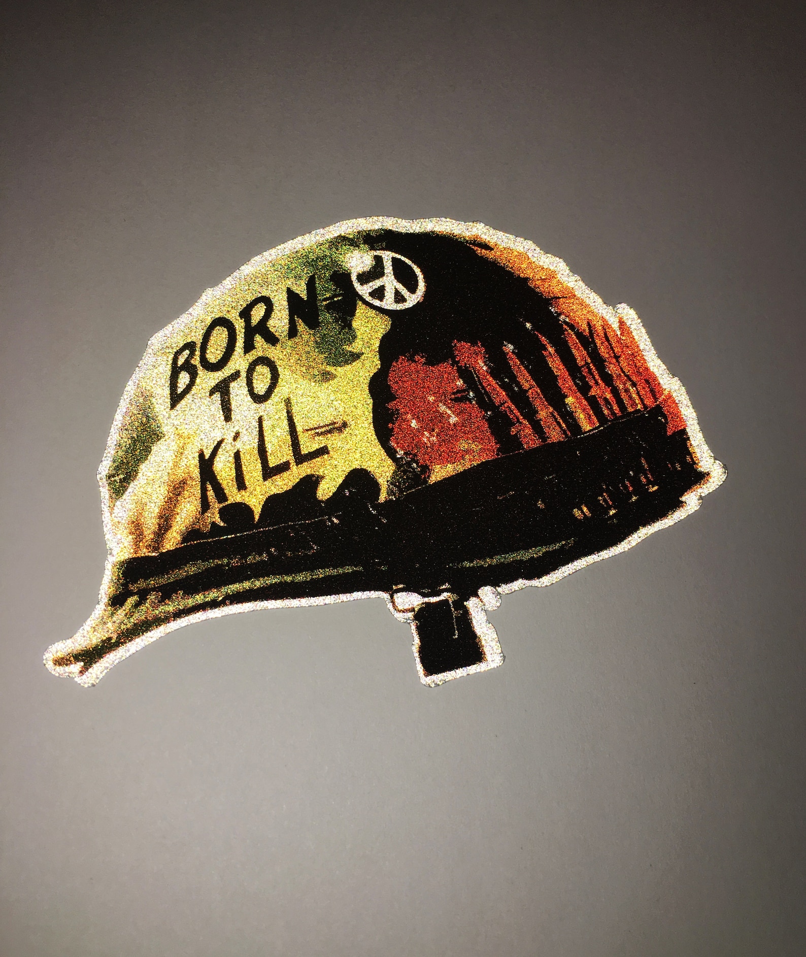 The Tactical Born to Kill Full Metal Jacket Helmet REFLECTIVE - Etsy