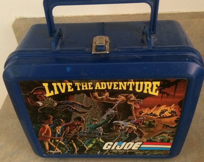 Retro 'GI Joe' Lunch Box 1986 - Etsy