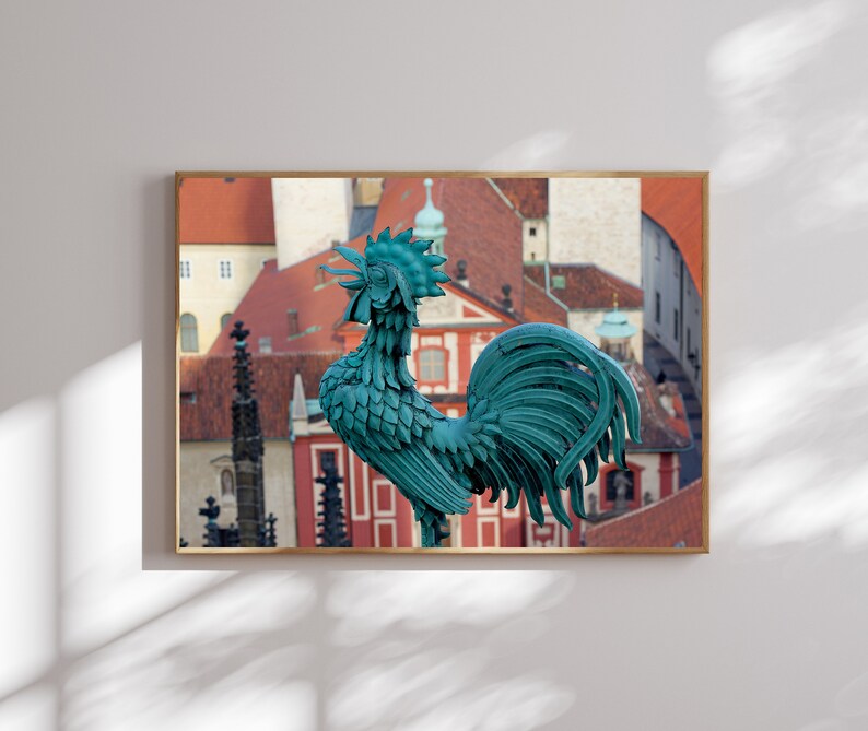 Aerial Prague Photography Print, Old Town Prague Czech Republic Wall ...