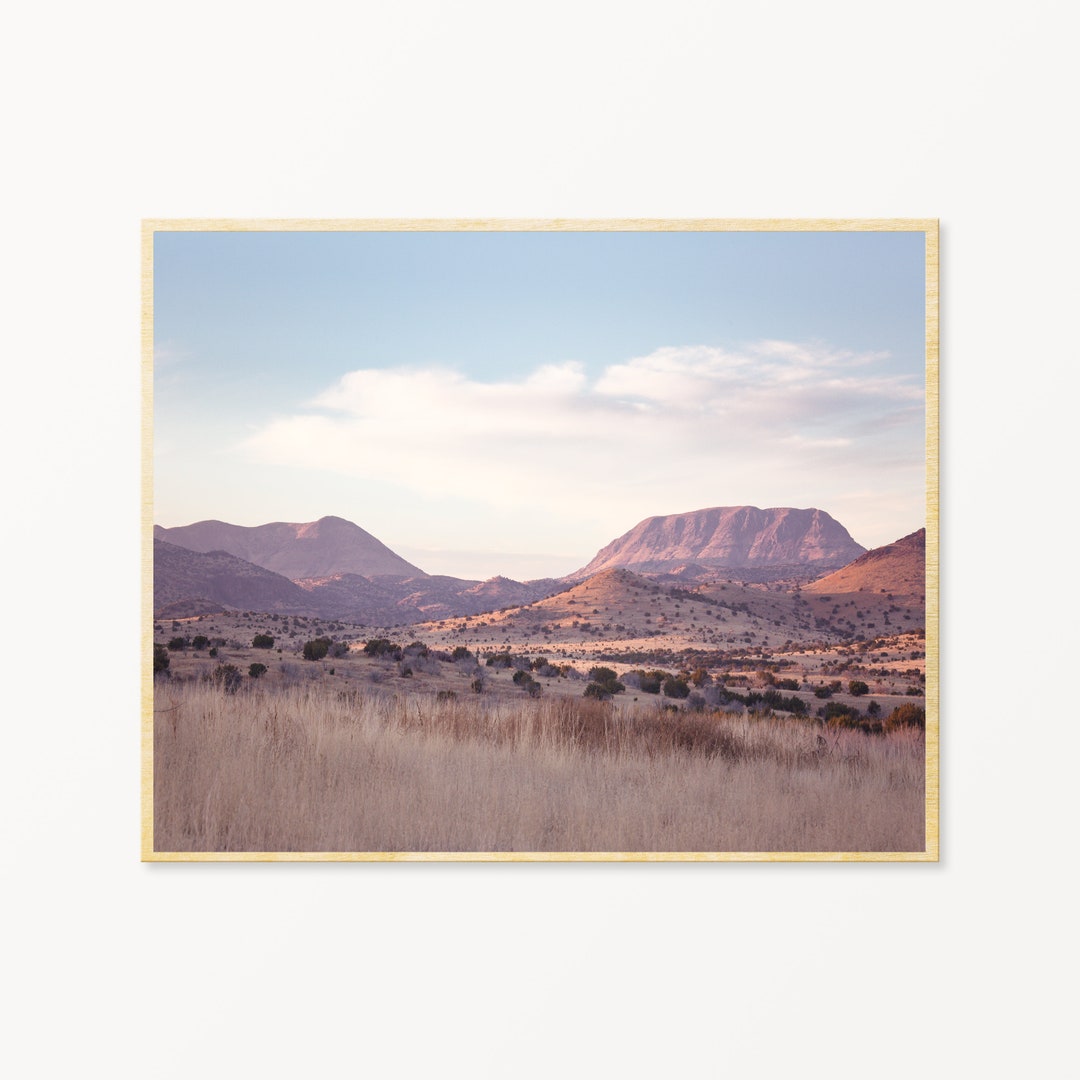 Marfa Photography, West Texas Mountains at Sunset, West Texas ...