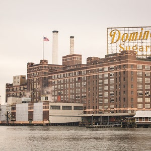 Baltimore Photography, Domino Sugar Sign, Baltimore Harbor, Retro ...