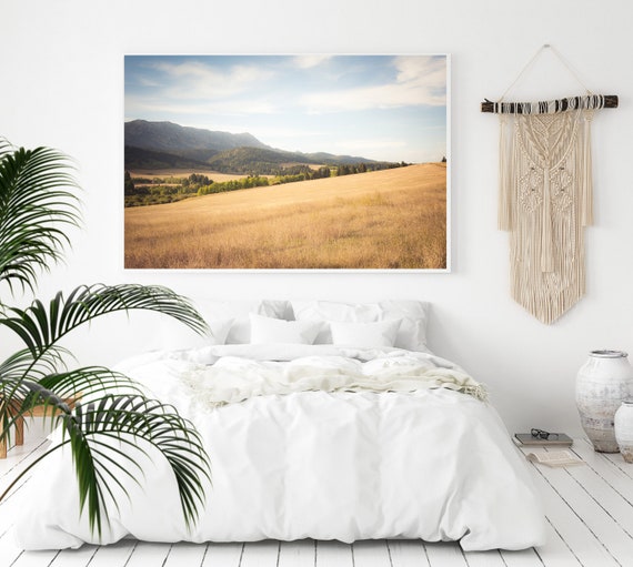 large wall art modern west art montana landscape montana prints western ...