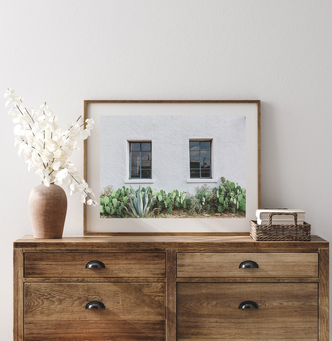 Marfa Texas Photography Print Modern Southwest Print Cactus Decor - Etsy