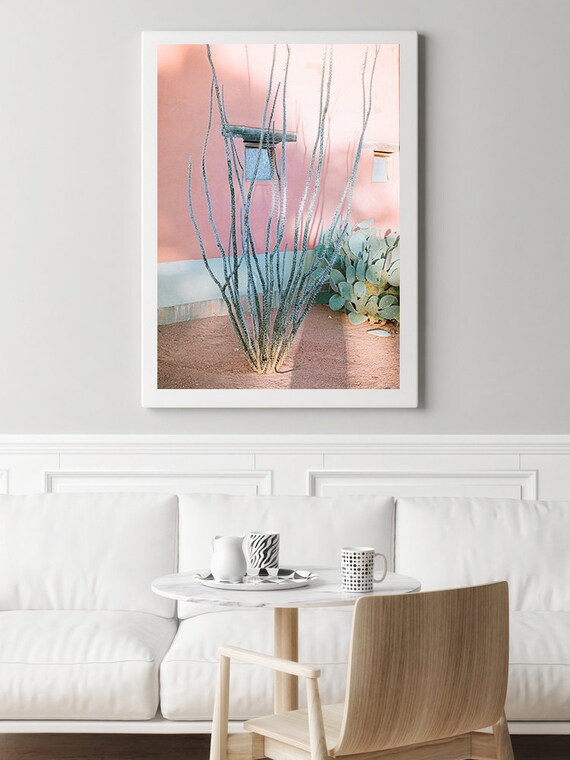 Marfa Wall Art West Texas Photography Cactus Wall Art Pink - Etsy