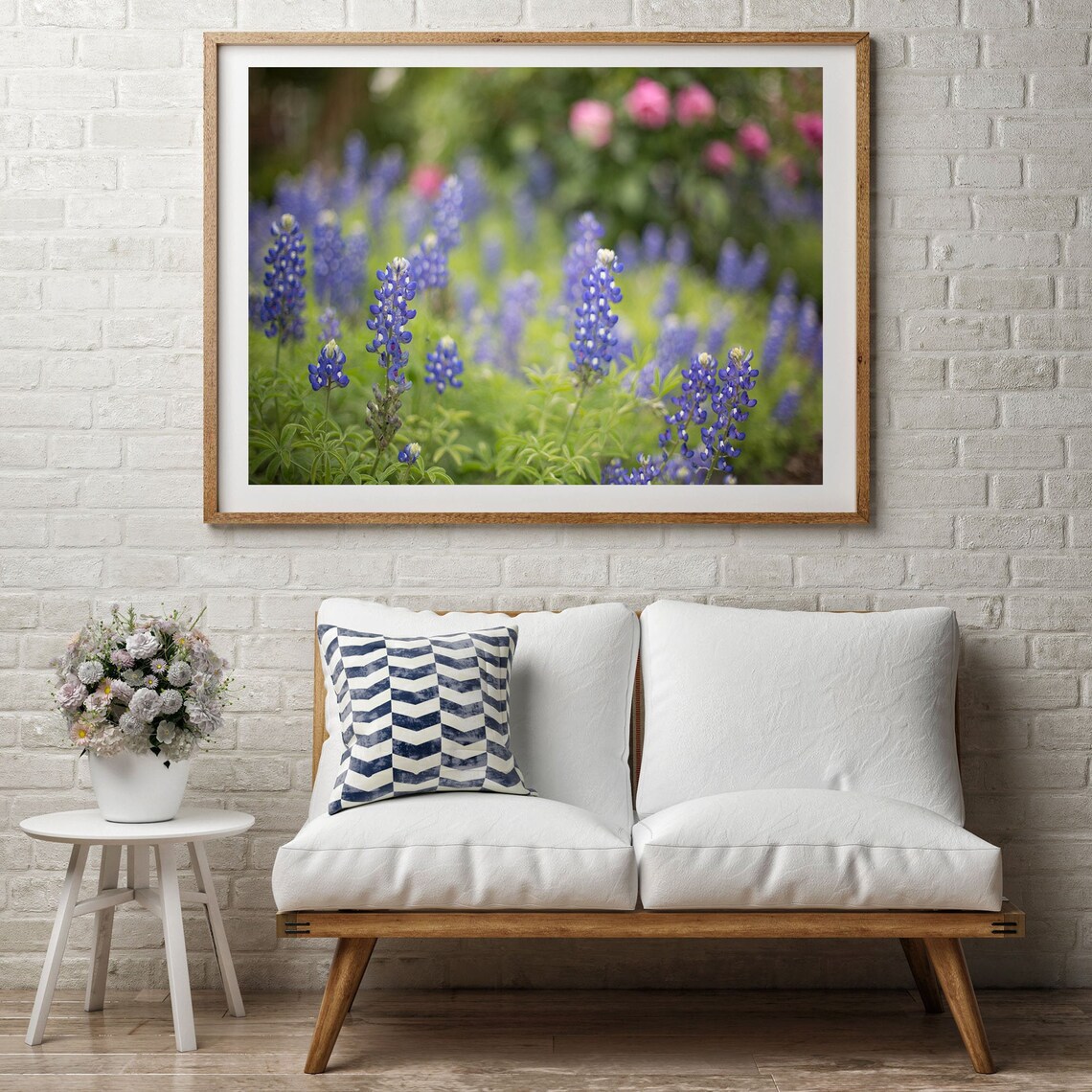 Unframed Texas Bluebonnets Print Bluebonnet Art Texas - Etsy