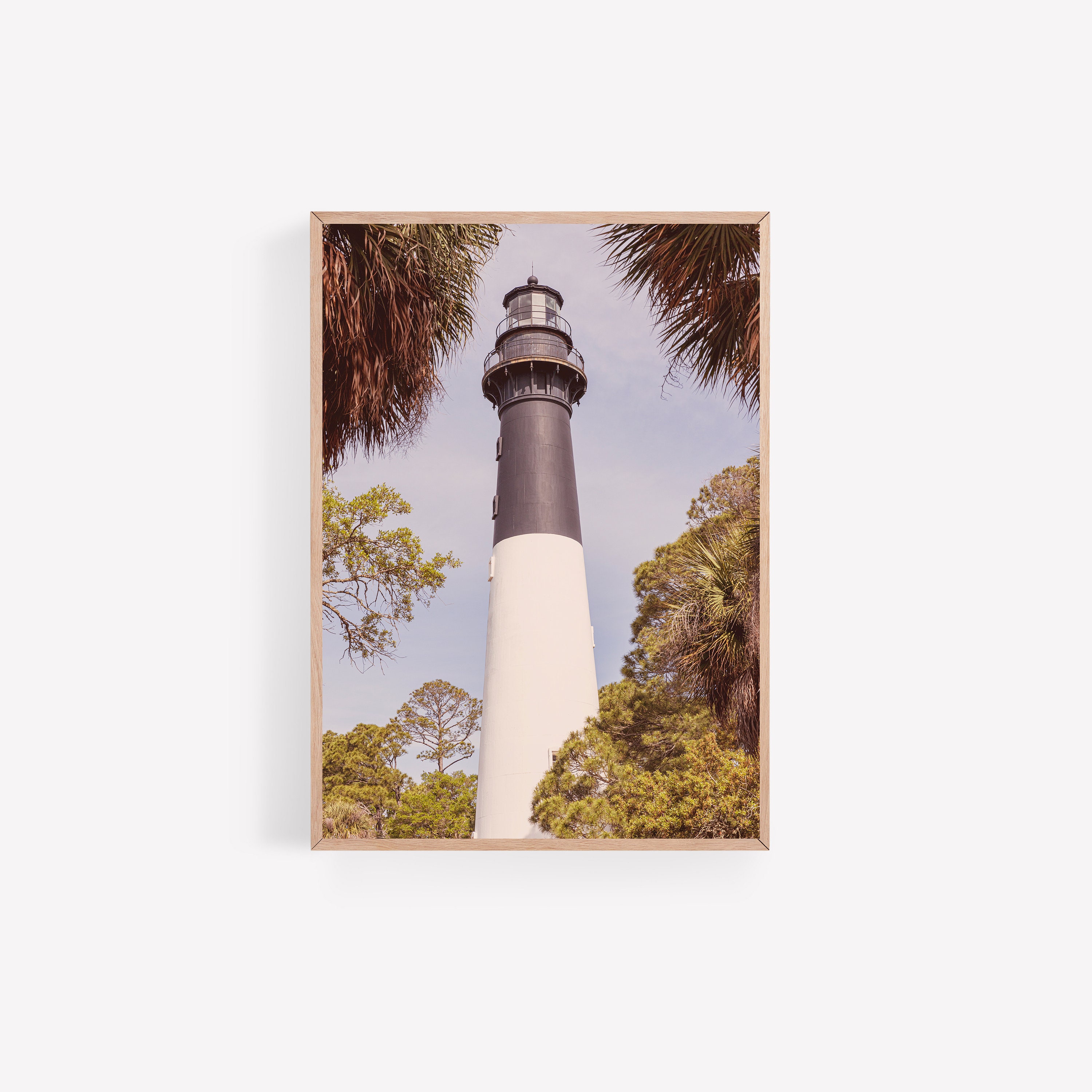 Hunting Island Lighthouse Print, South Carolina Low Country Landscape ...