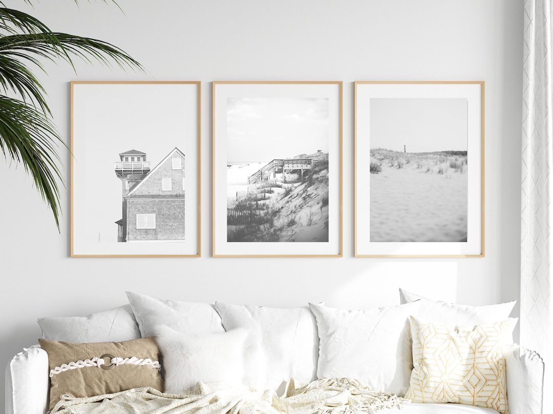 Outer Banks Print Set, Outer Banks Black and White Prints, Outer Banks ...
