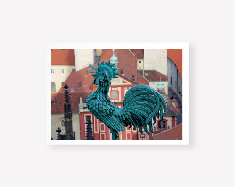 Aerial Prague Photography Print, Old Town Prague Czech Republic Wall ...