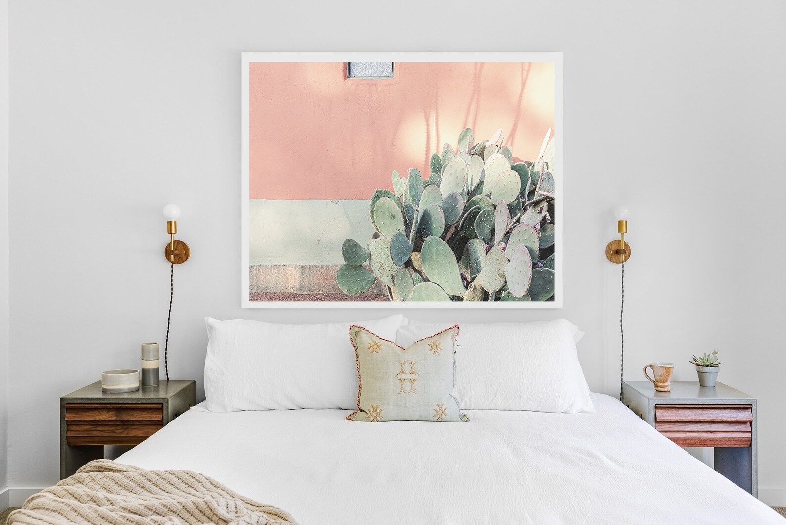 Marfa Wall Art West Texas Photography Cactus Wall Art Pink - Etsy