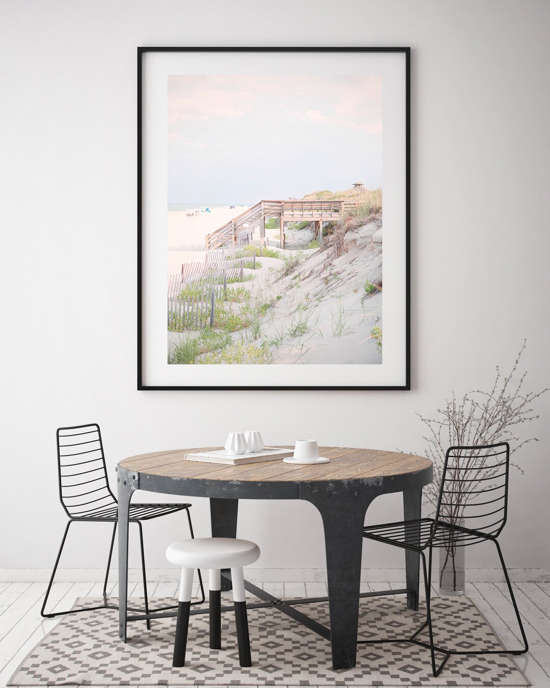 Outer Banks North Carolina Print, Beach House Living Room Wall Art ...