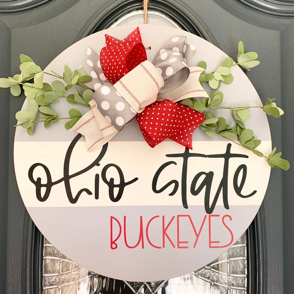 Ohio State Round Signs - Etsy