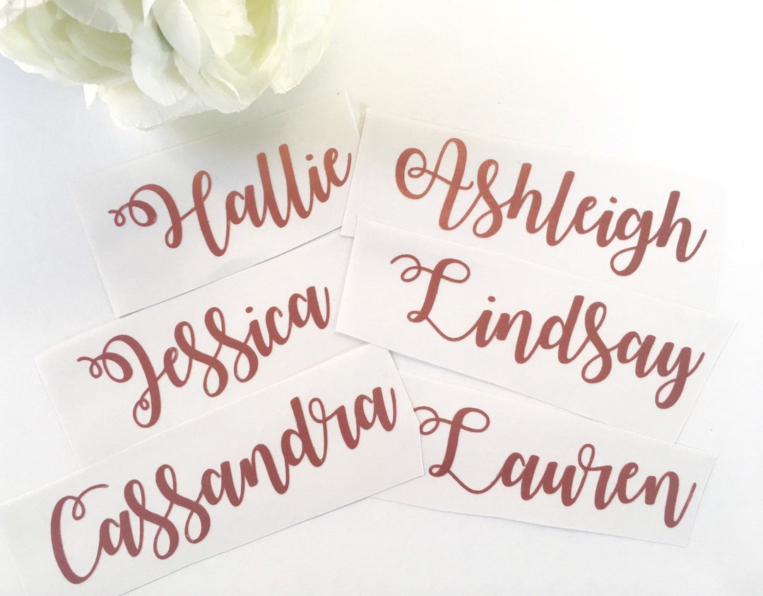 Name Labels Custom Stickers to Personalize Any Hard Smooth - Etsy