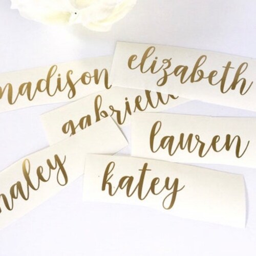 Name Labels Custom Stickers to Personalize Any Hard Smooth - Etsy