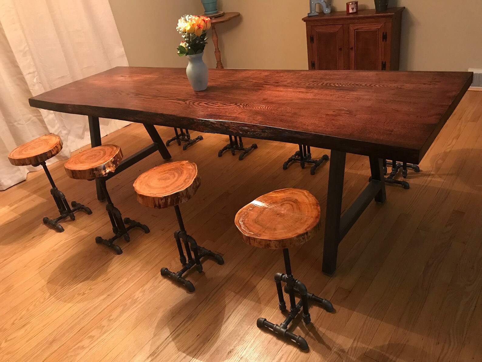 Metal Table Legs A Frame Style Set of 2 Adjustable | Etsy