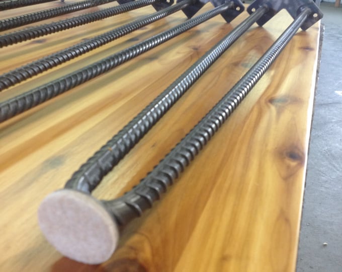 Heavy Duty 1 Rebar Coffee Table Leg Set of 2 coffee Table Legs, Metal ...