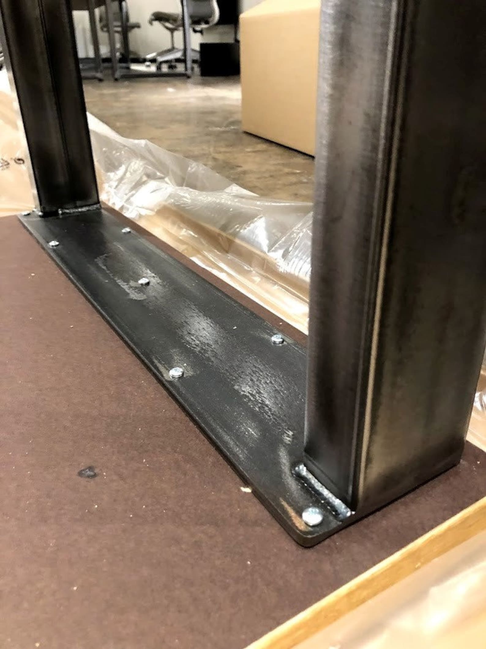 Industrial Desk / Table Legs Adjustable Leveling Feet - Etsy