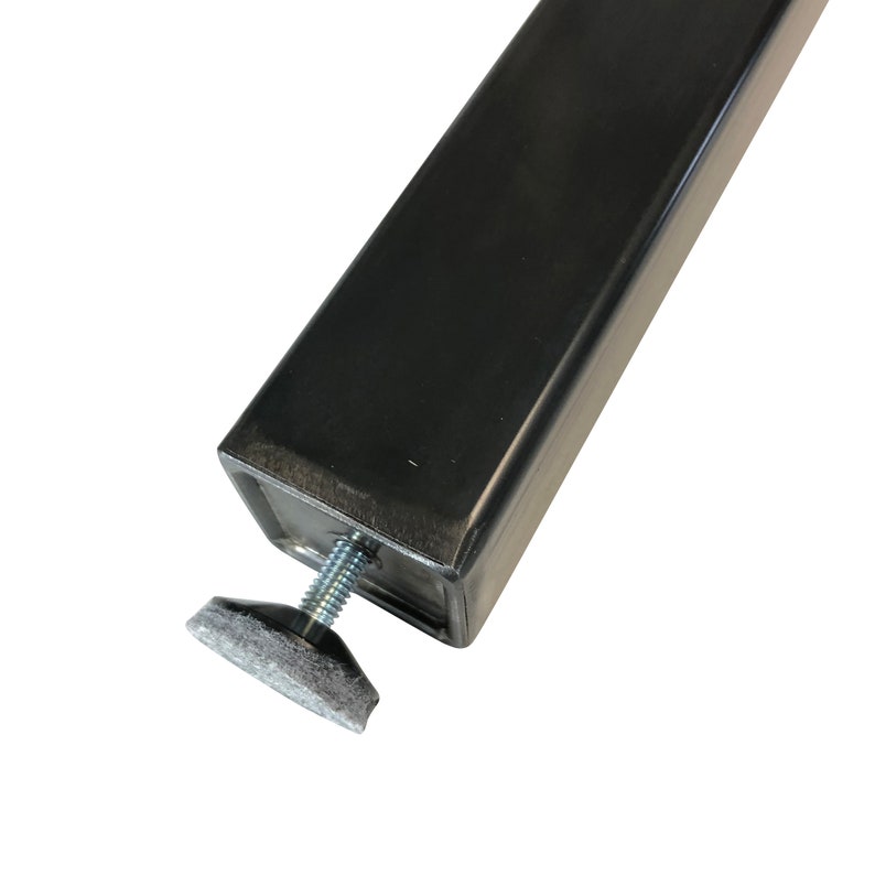 Metal Table Legs Post Style Adjustable Feet Choose Your | Etsy