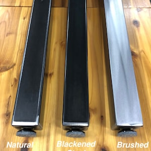 Metal Table Legs | Post Style | Adjustable Feet | Choose Your Height ...