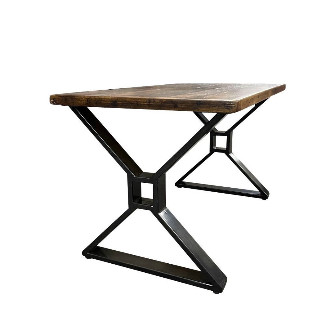 X Metal Table Legs With Square Middle Modern Steel Table Legs ...