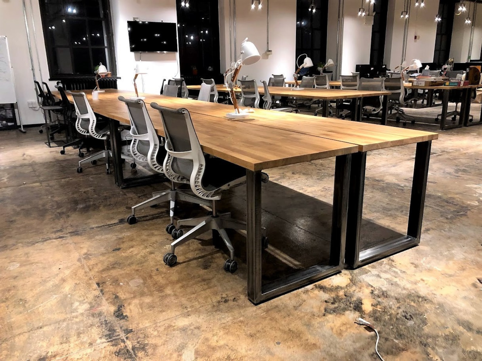 Industrial Desk / Table Legs Adjustable Leveling Feet - Etsy