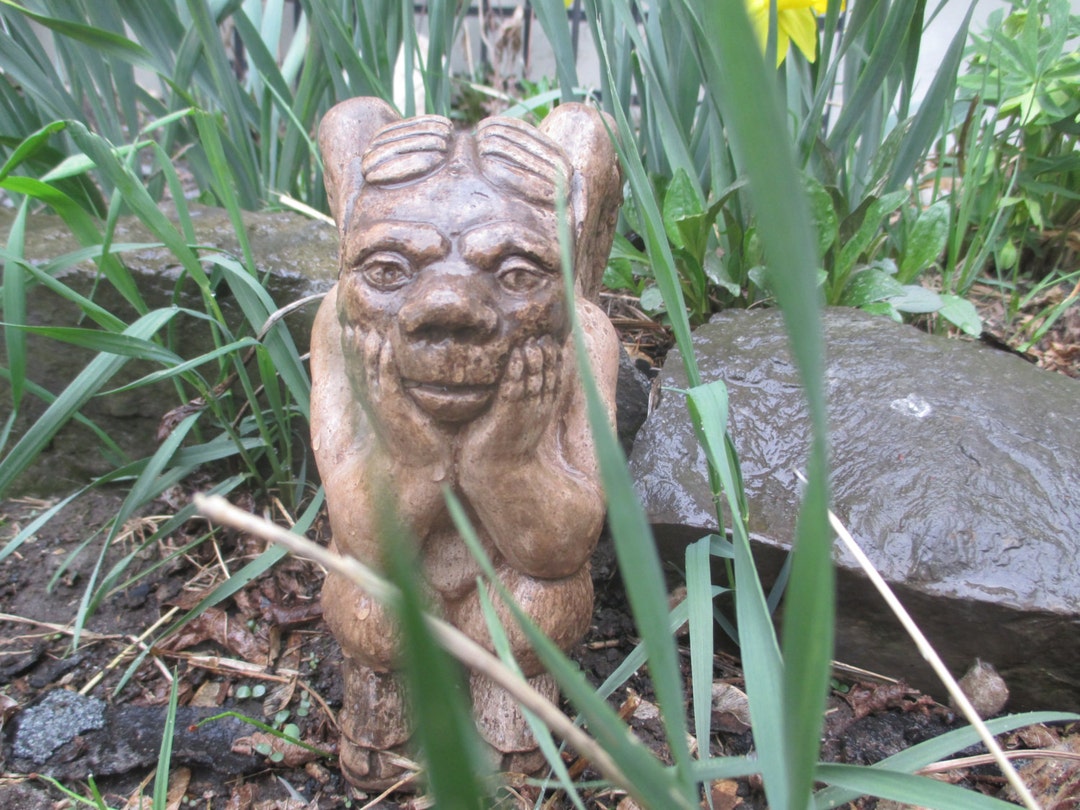 Monkey Gargoyle Statue - Etsy