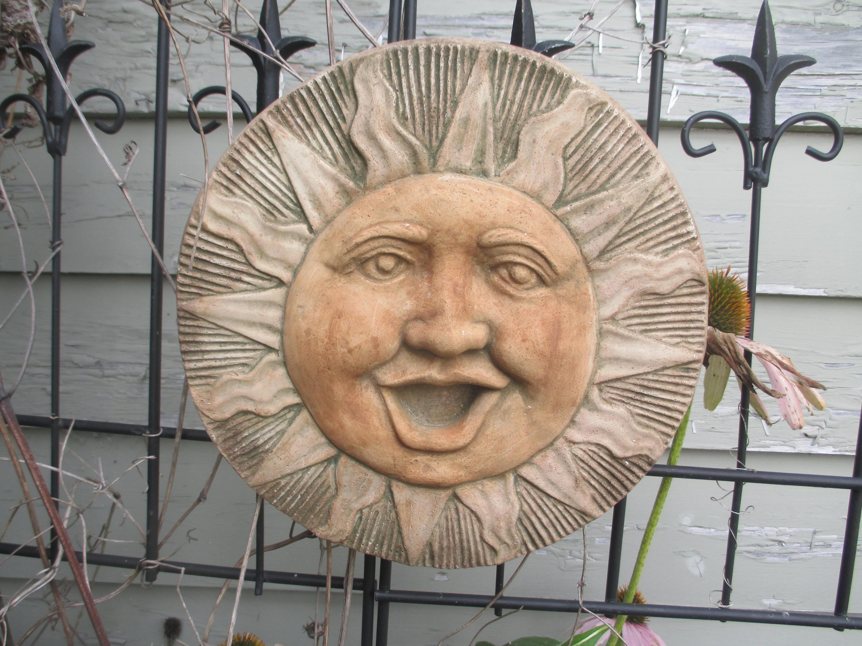 Happy Sun Face Tile - Etsy