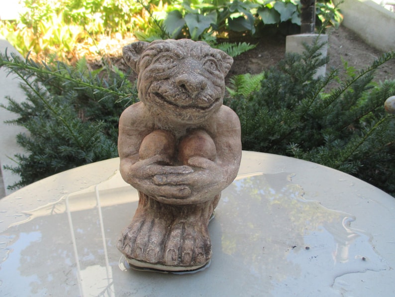 Cat Gargoyle Statue - Etsy