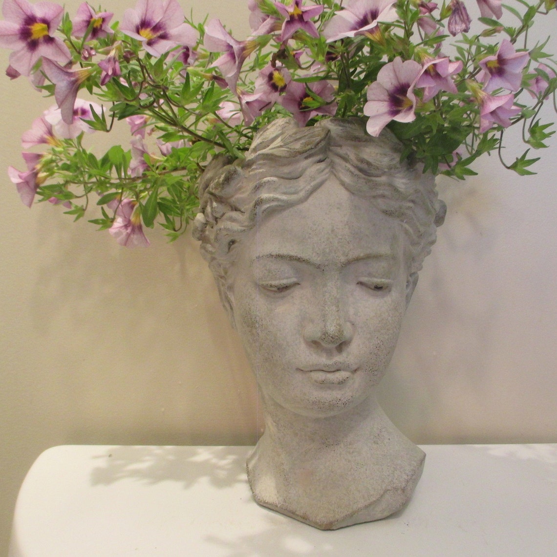 Venus Goddess Bust Planter Medium - Etsy