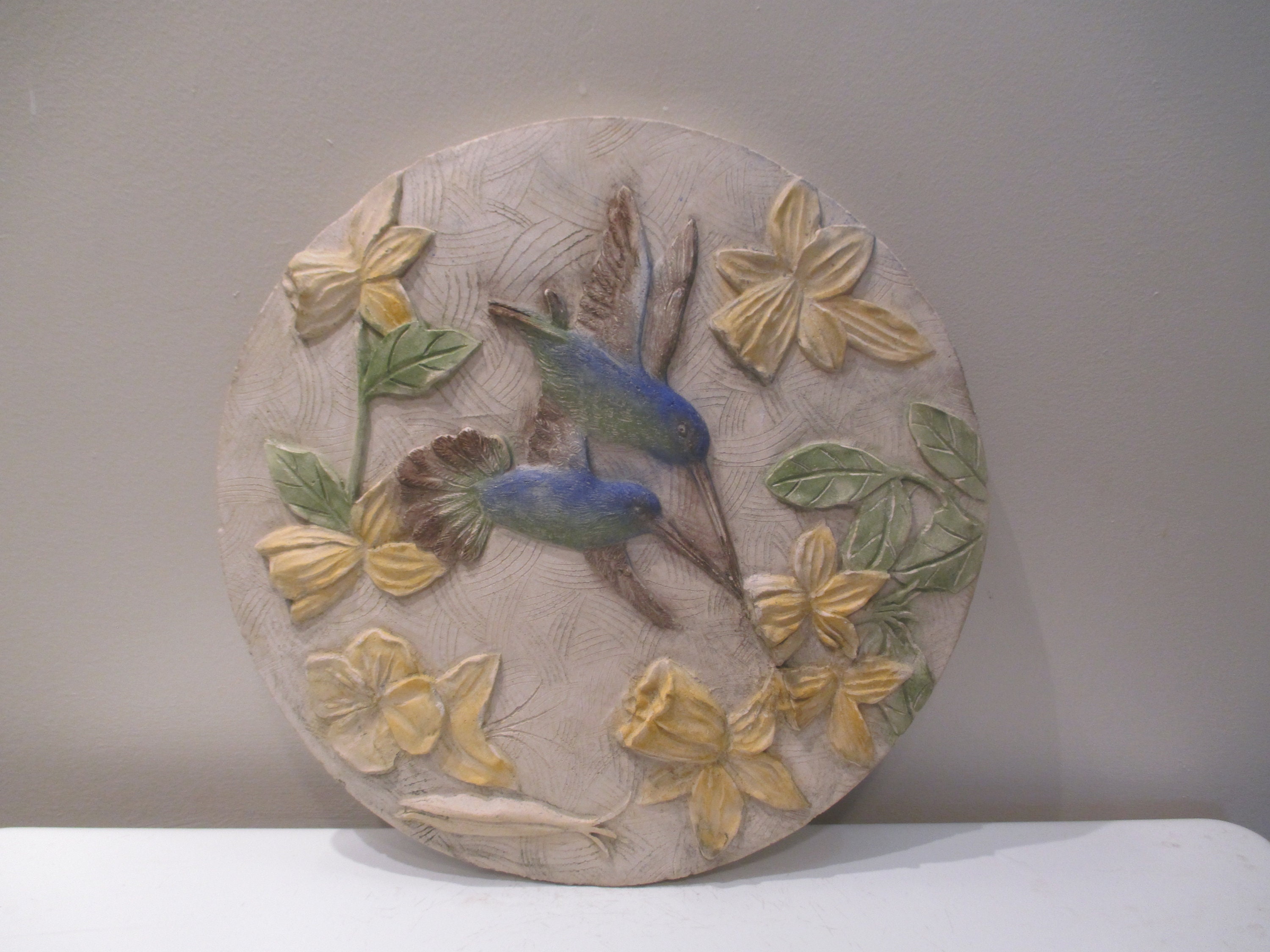 Hummingbirds in Love Tile/ Stepping Stone - Etsy