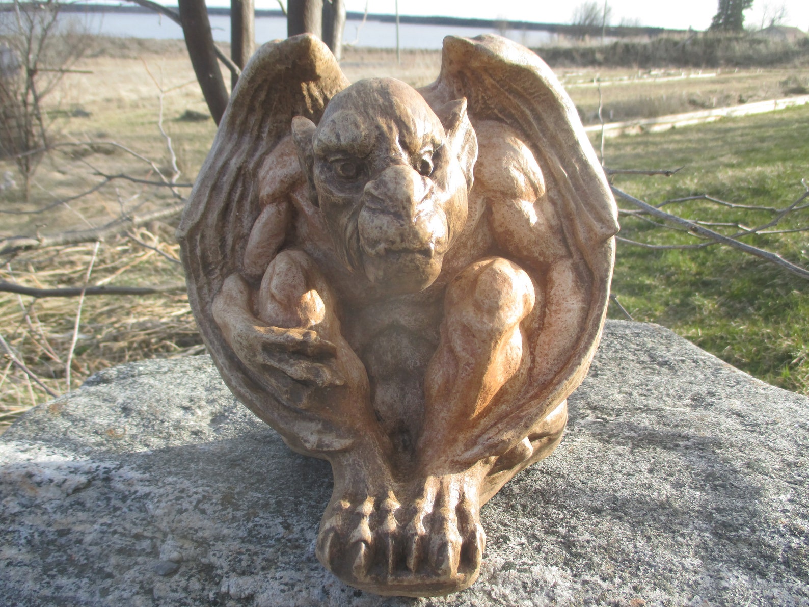 Dragon Gargoyle Statue - Etsy