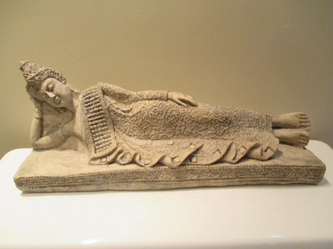 Reclining Tara Hindu Goddess of Wisdom Statue - Etsy