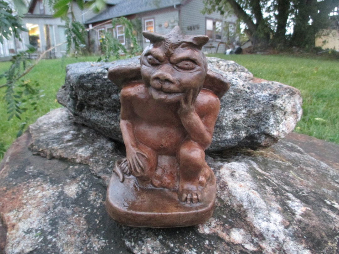 Gremlin Gargoyle Statue - Etsy