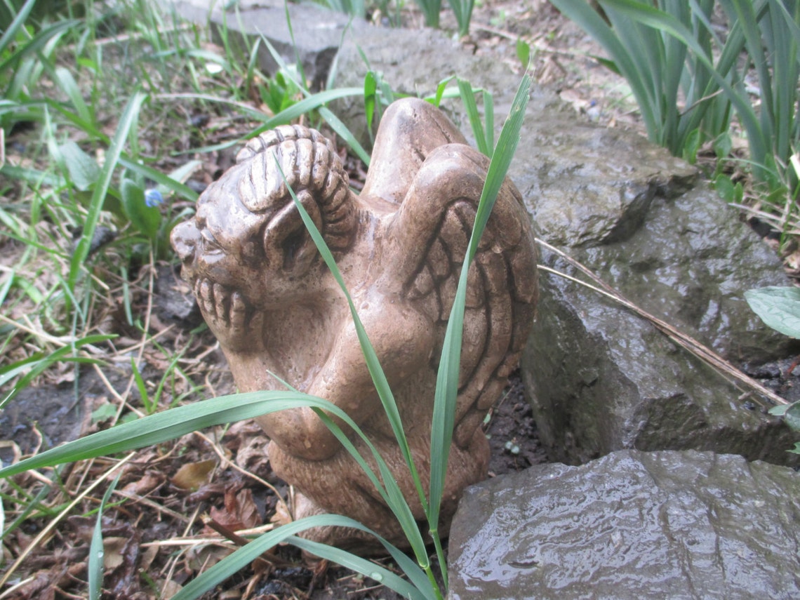 Monkey Gargoyle Statue - Etsy