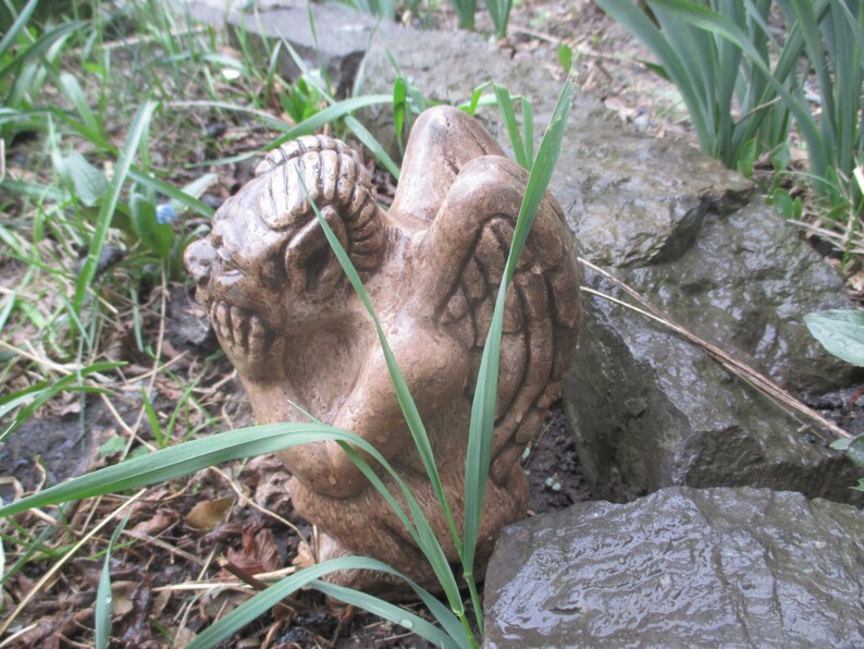 Monkey Gargoyle Statue - Etsy