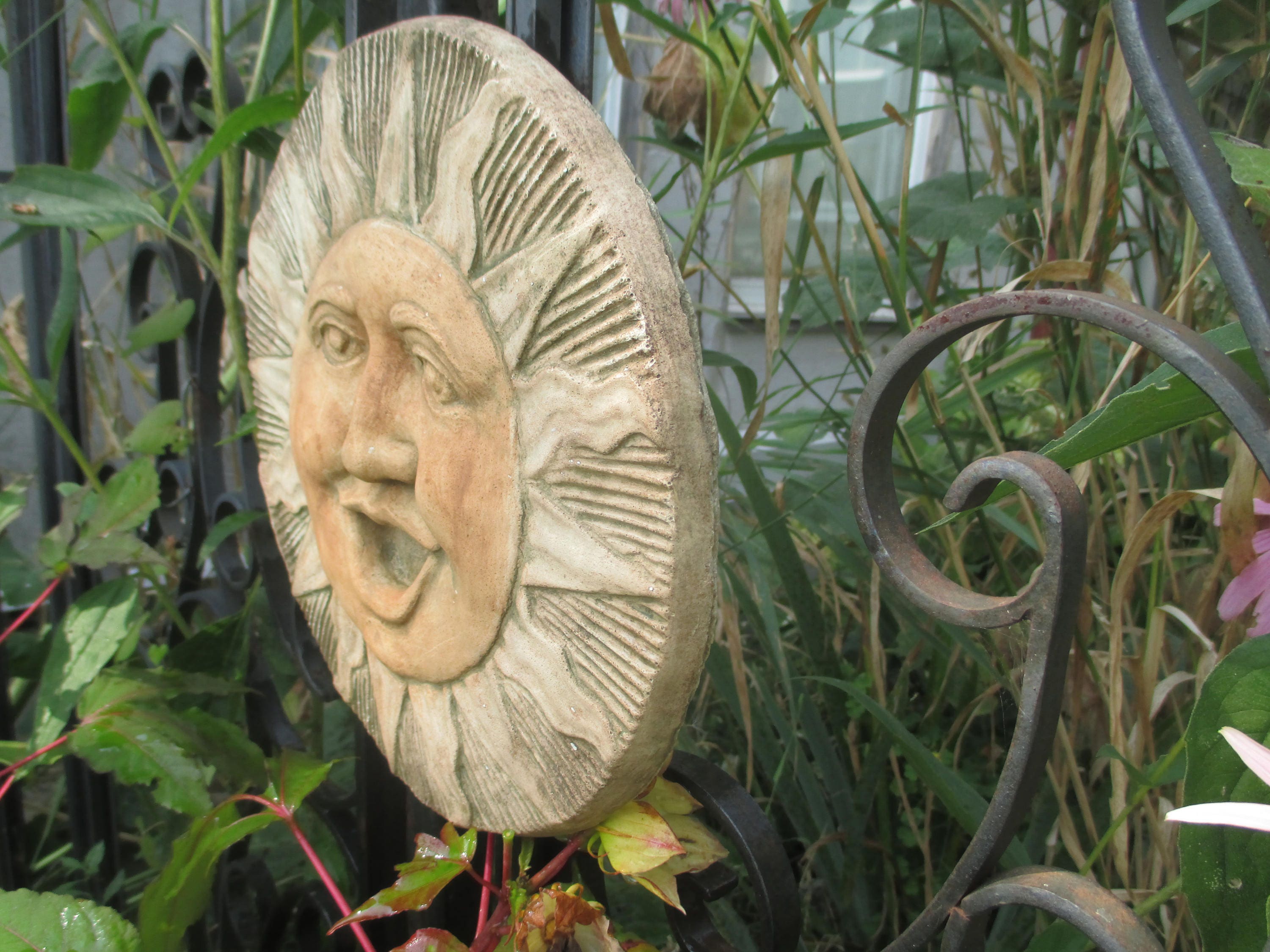 Happy Sun Face Tile - Etsy