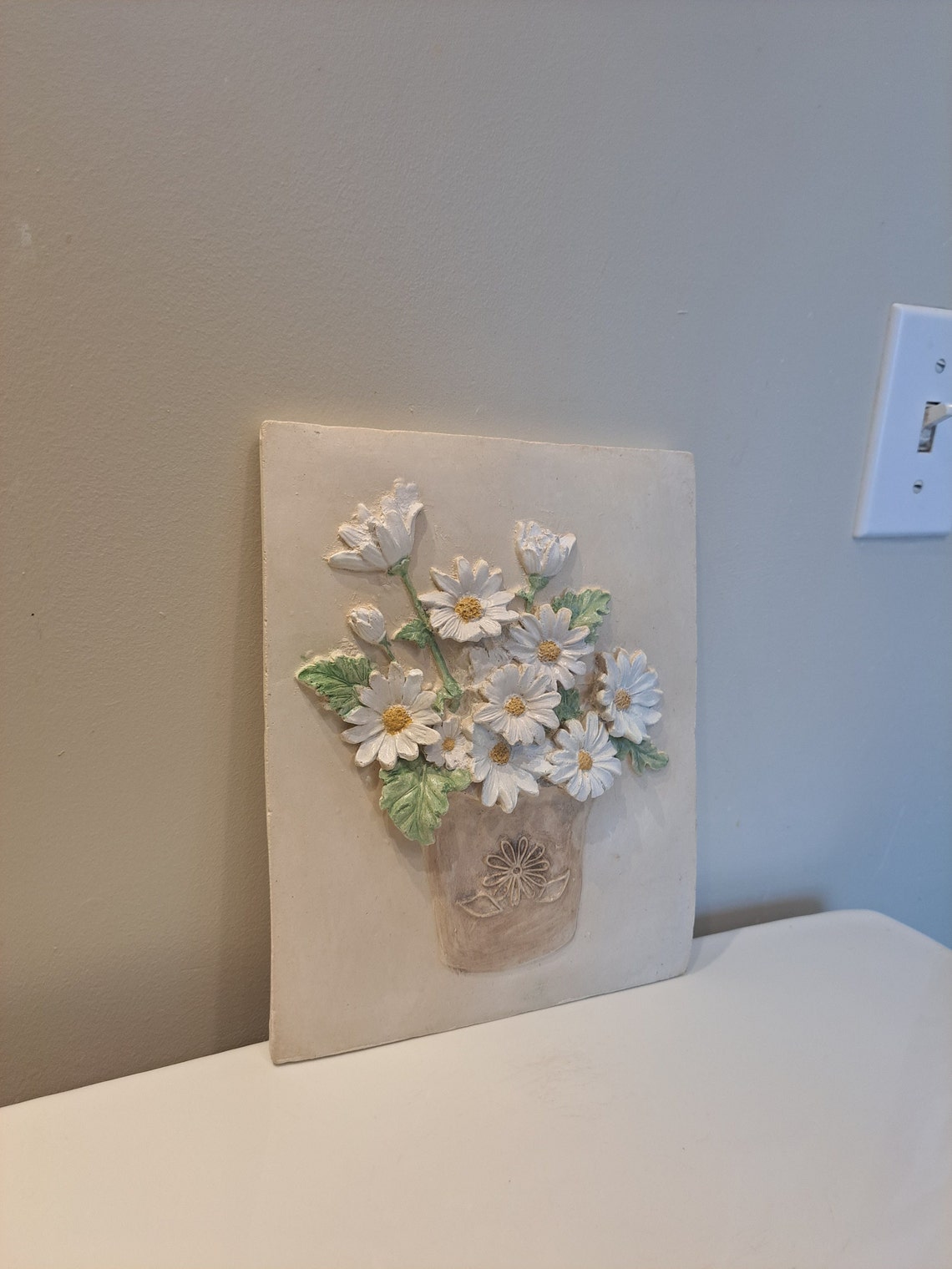 Bouquet of Daisy's Wall Tile - Etsy