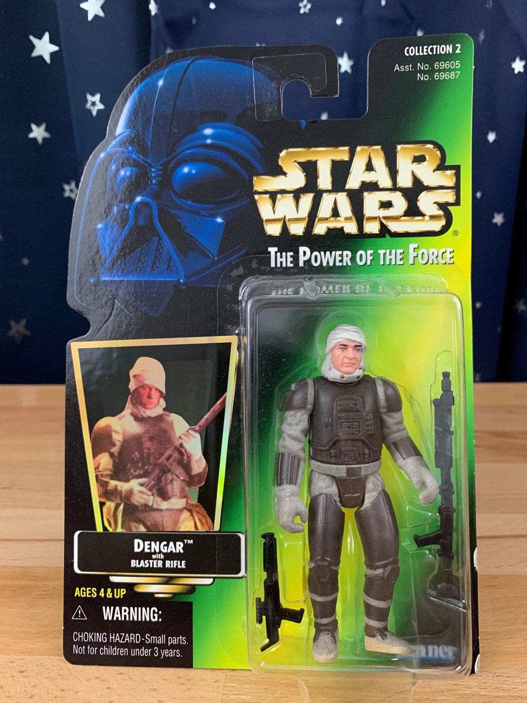 1997 Kenner STAR WARS Power of the Force Dengar With Blaster Rifle Mint ...