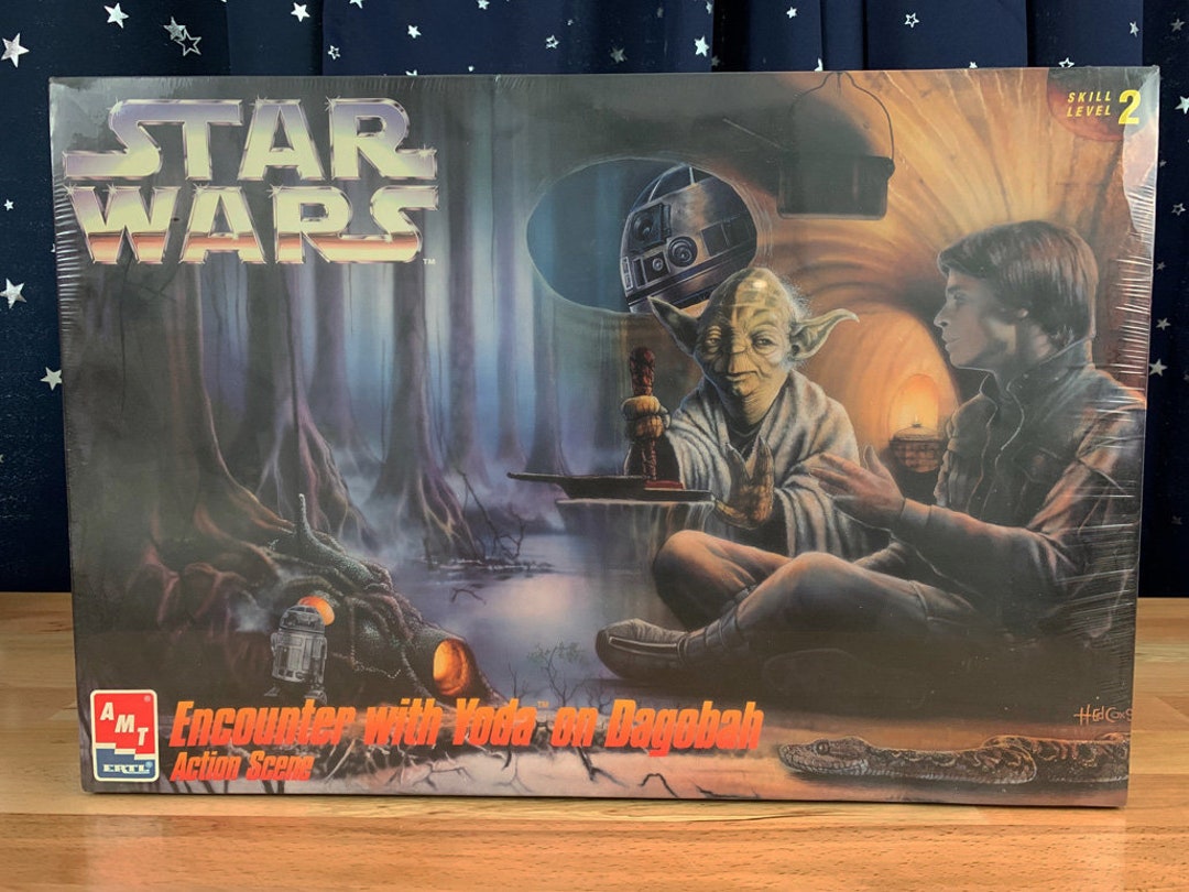 Star Wars Encounter With Yoda on Dagobah Action Scene AMT ERTL Model ...