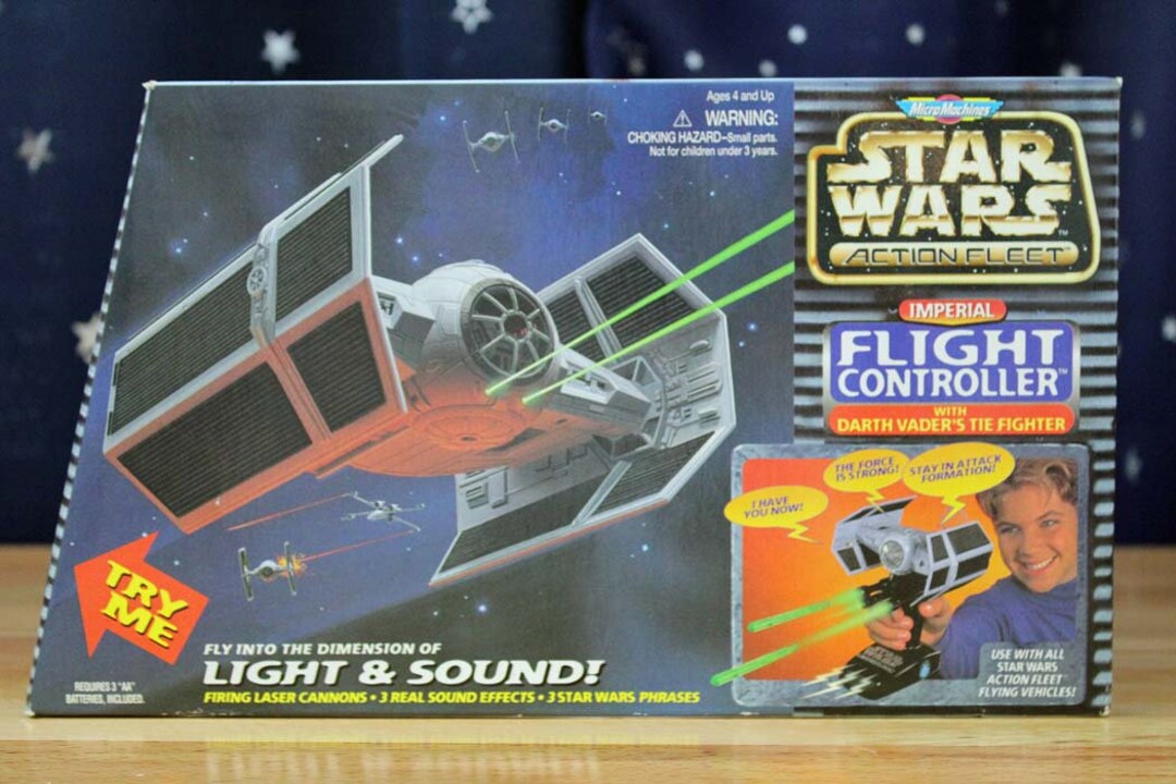 1997 Galoob Action Fleet Imperial Flight Controller With Darth Vader's ...