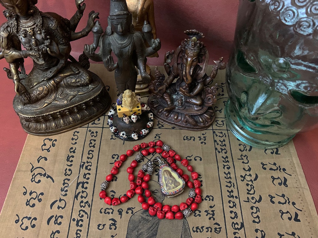 Botak Chin's LP Nak BE 2443 Phra Pidta Amulet in Thai - Etsy New Zealand