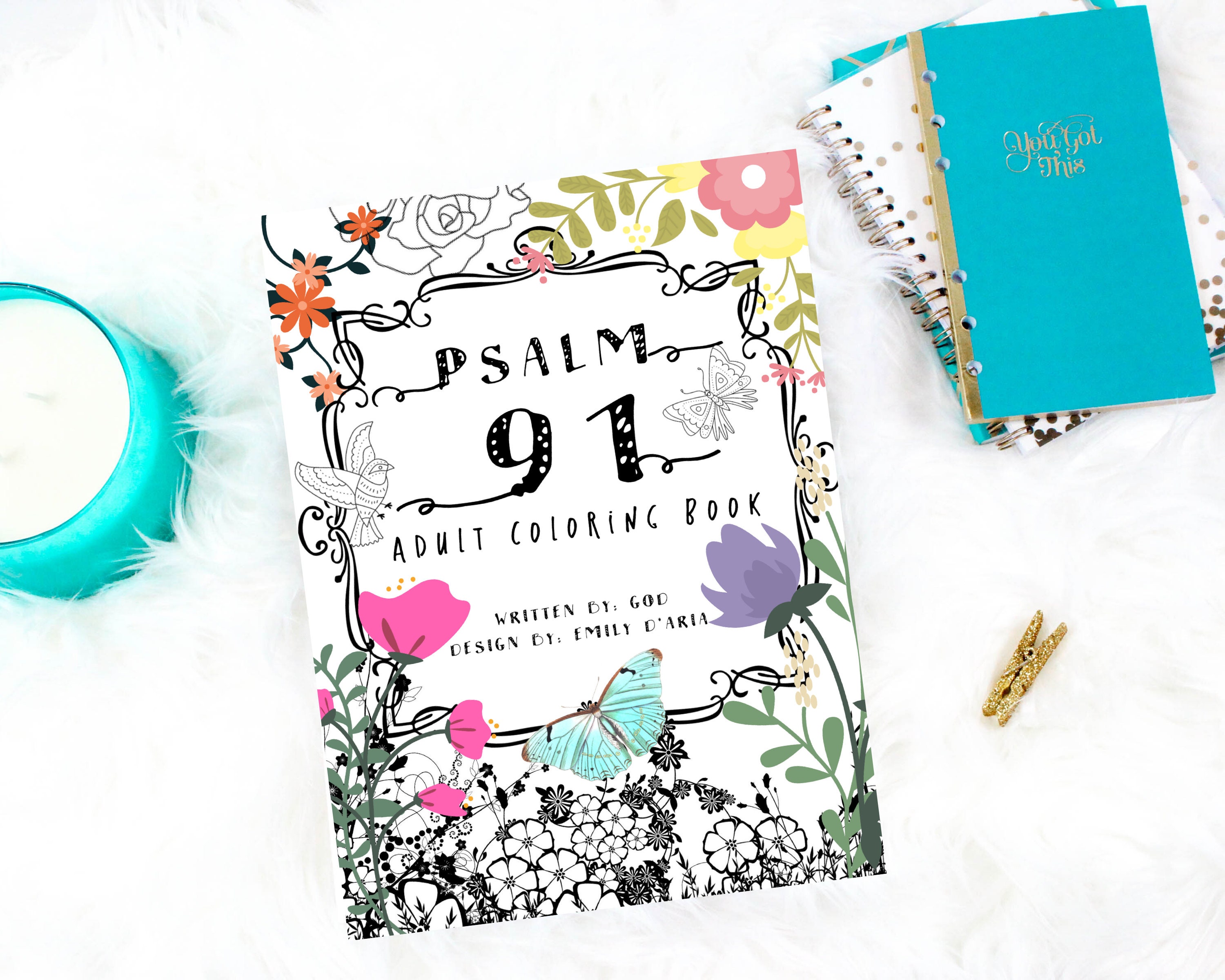 Psalm 91 Adult Coloring Book Printable PDF - Etsy