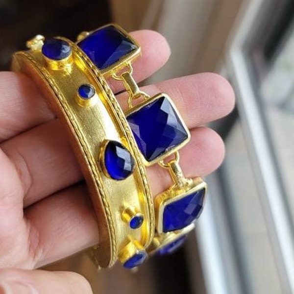 Royal Blue Bangle - Etsy