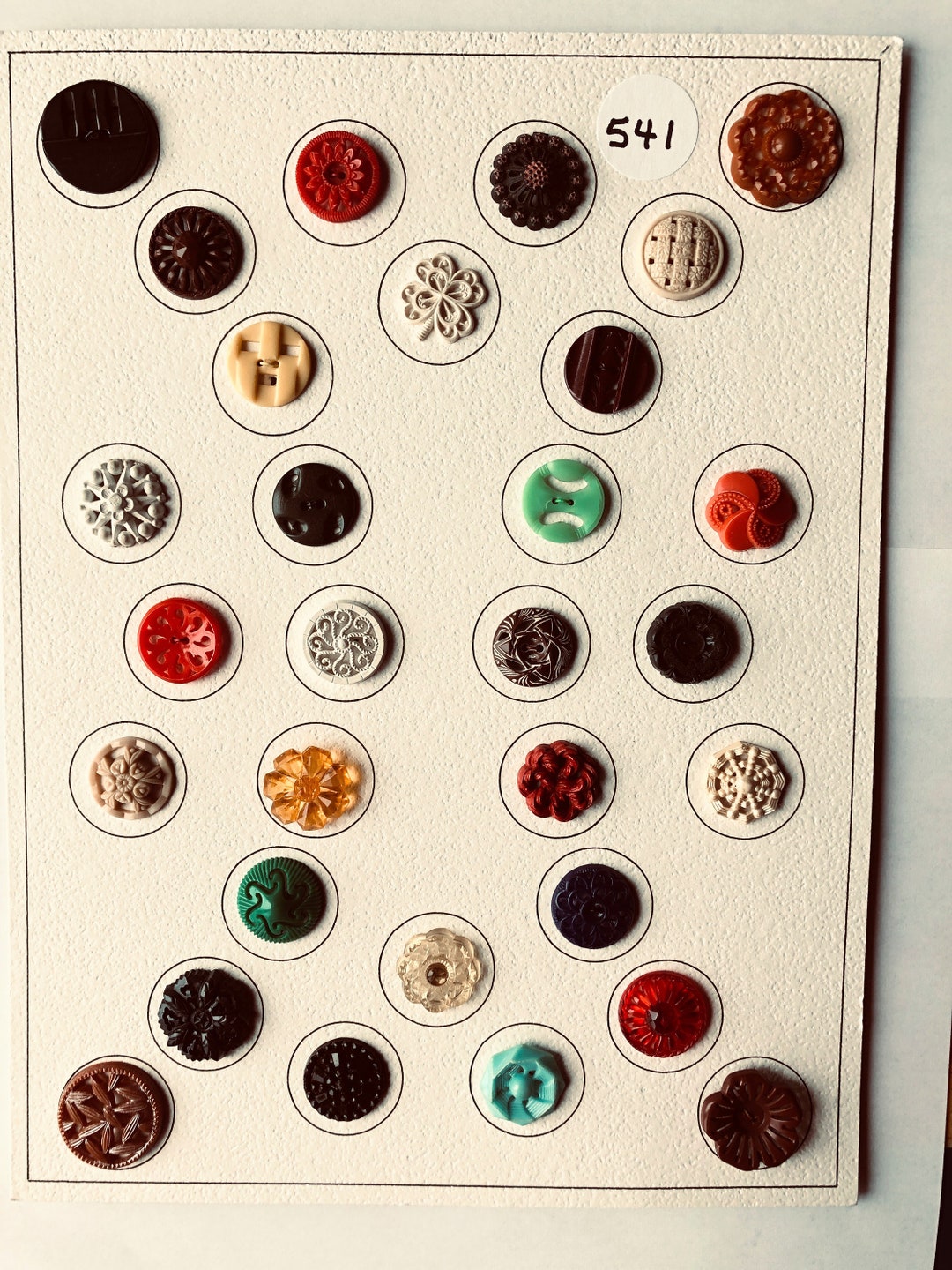 0941 -full Collector Card of 30 Colorful Frameable NBS Medium Vintage ...