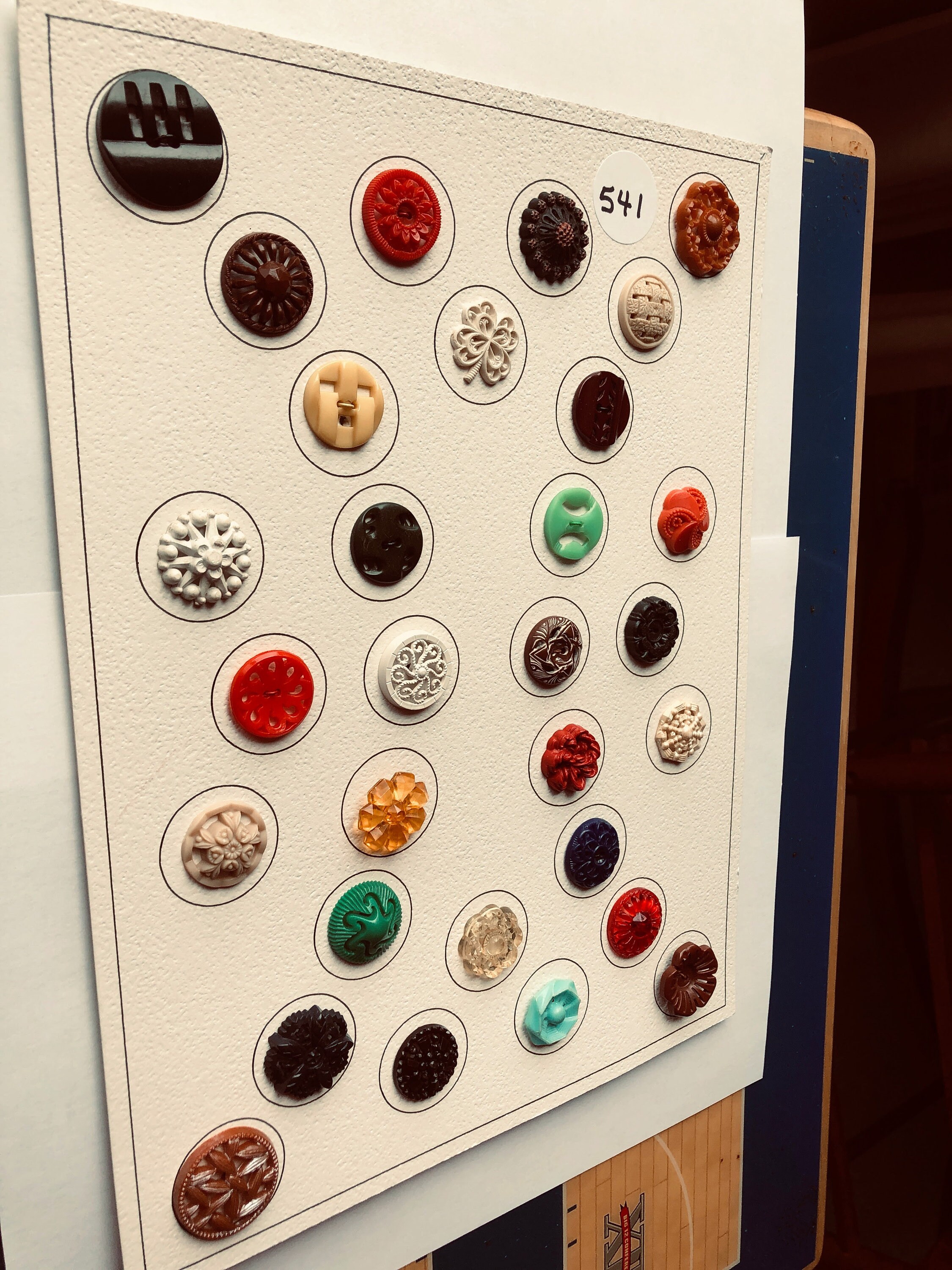 0941 -full Collector Card of 30 Colorful Frameable NBS Medium Vintage ...