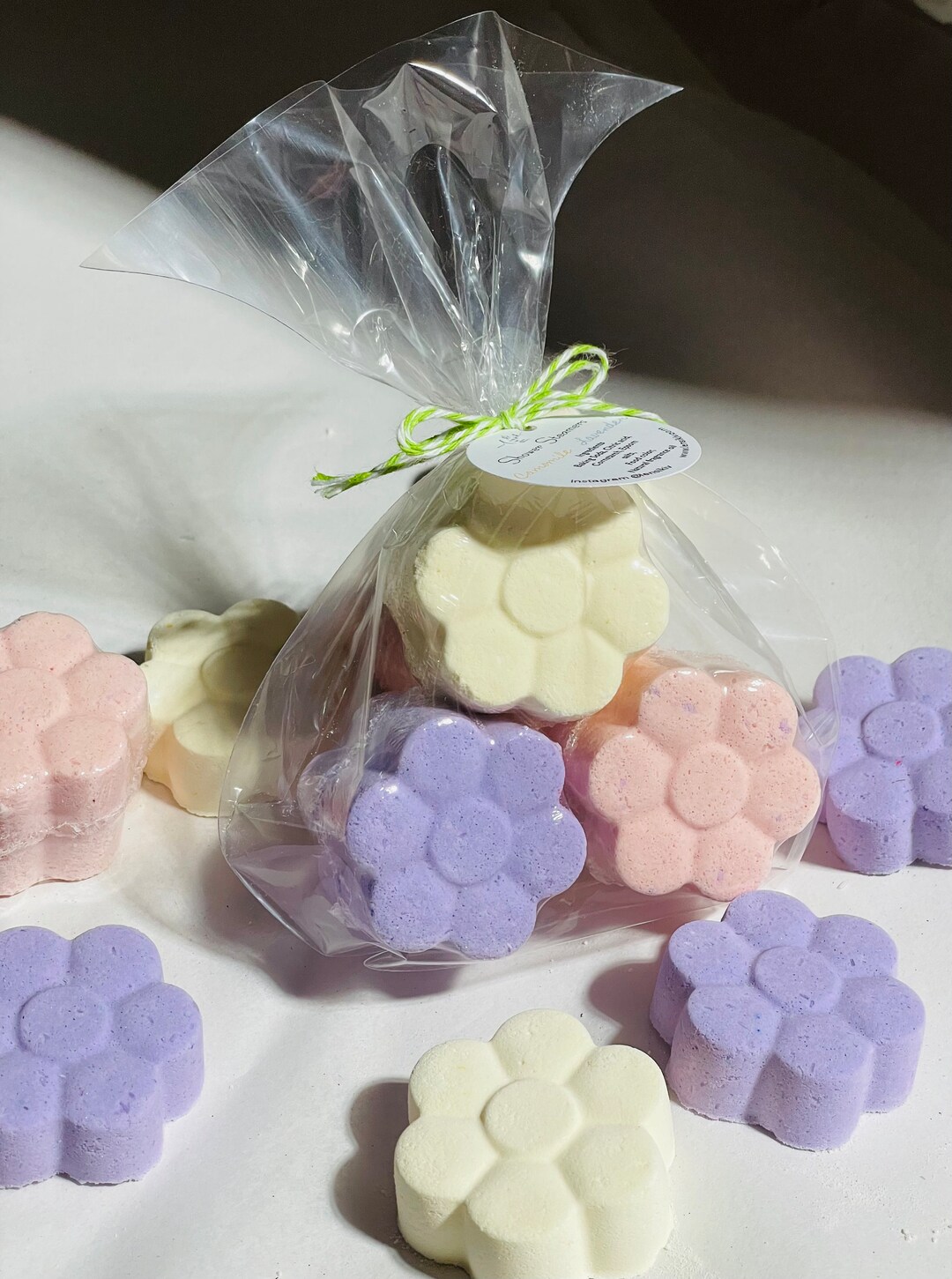 Small Spa Gift, Summer Spa Set, Flower Shaped Shower Steamers, Party ...
