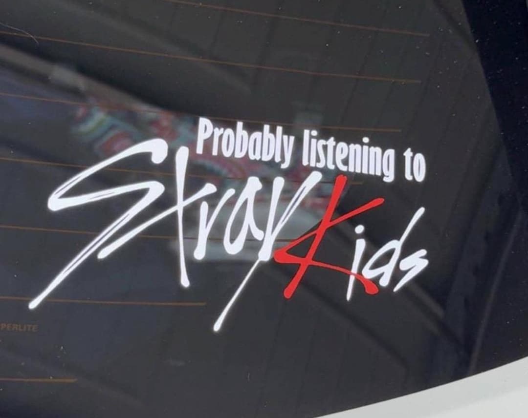 Listening to STRAY KIDS Decal (more Colors!) - Etsy