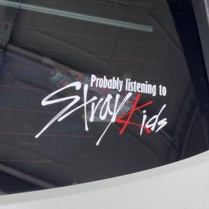 Listening to STRAY KIDS Decal - Etsy