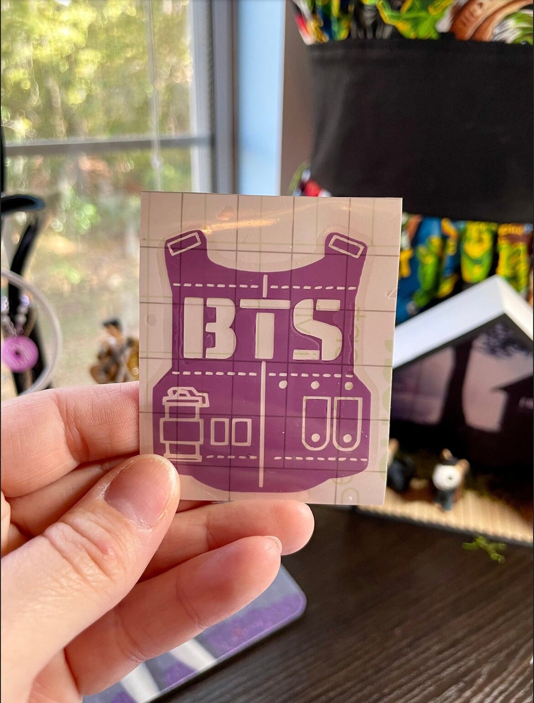 BTS Small Vest Decal - Etsy